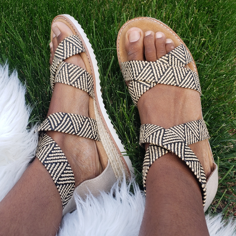 Woven Rattan Sandal - Gem